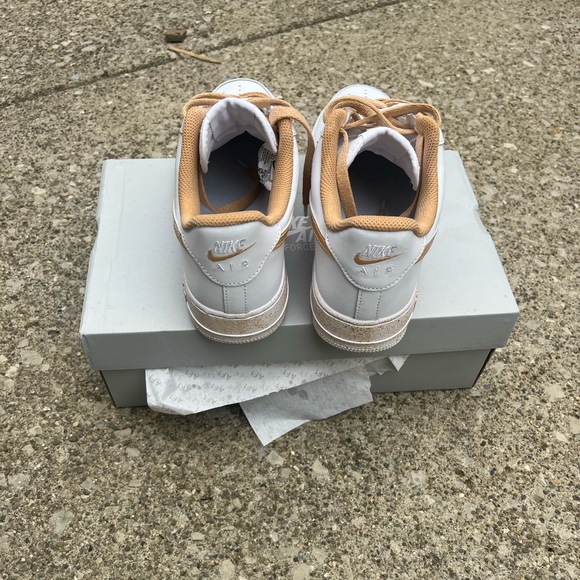 Nike | Shoes | Custom Nike Air Force Metallic Gold | Poshmark